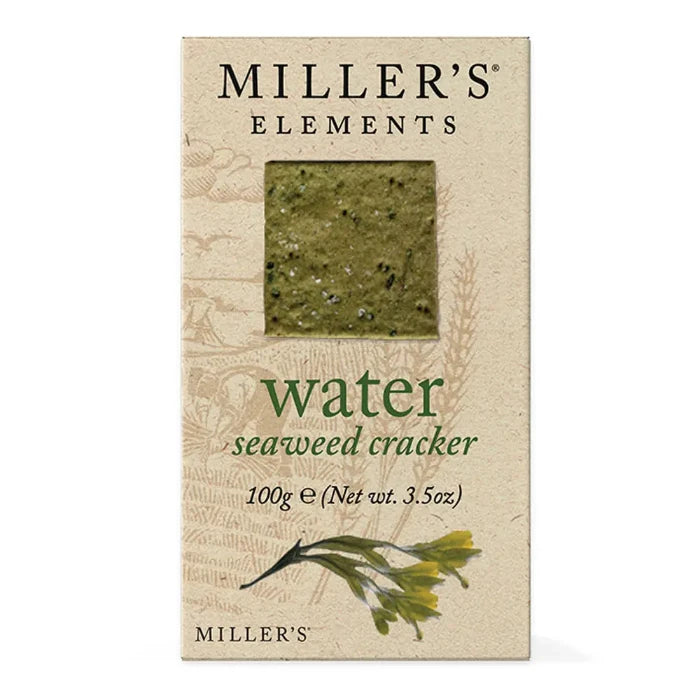 MILLER’S EARTH CRACKERS Element Water Seaweed 100g | Valentina Deli